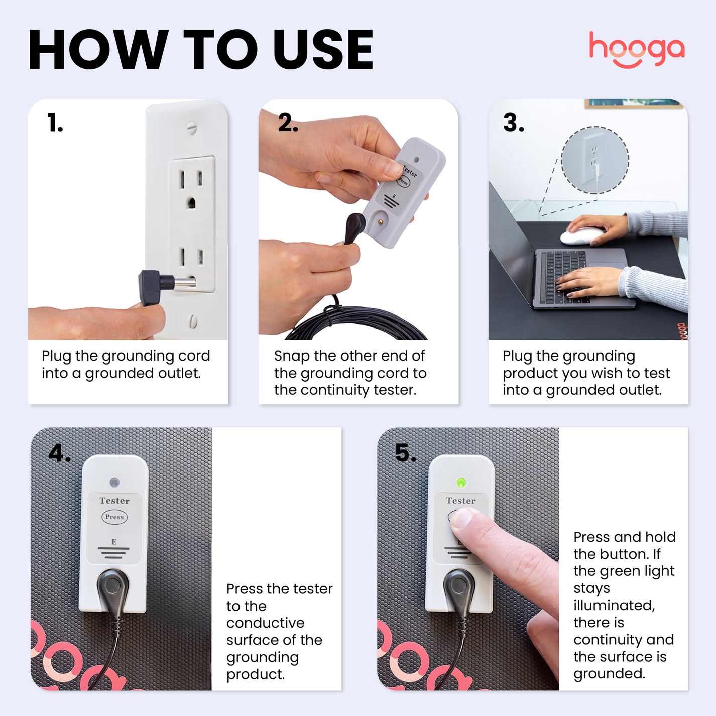Continuity Tester for Grounding Products | Grounding Tester – Hooga