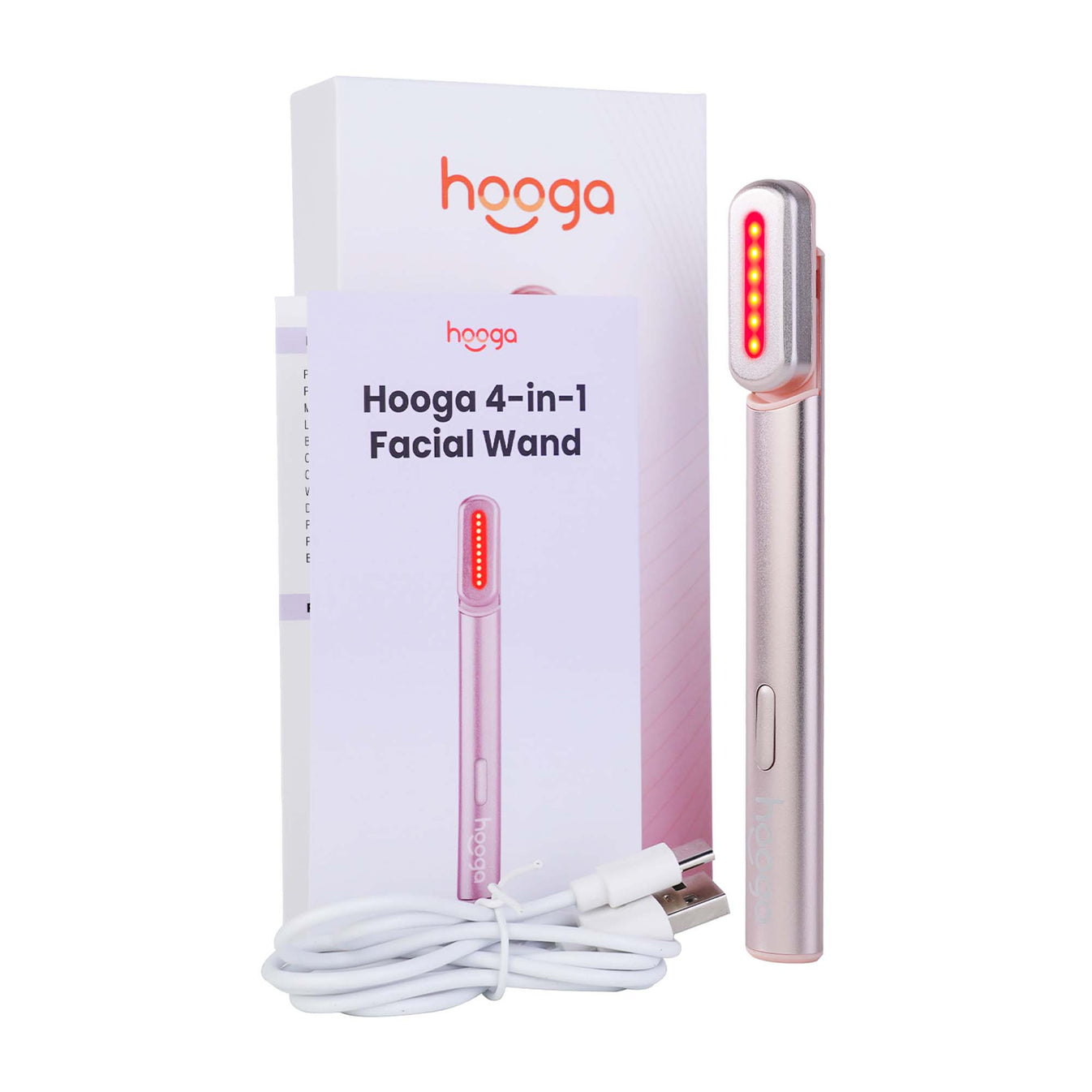 Red Light Therapy Wand | Facial Wand Skin Care Beauty Device – Hooga