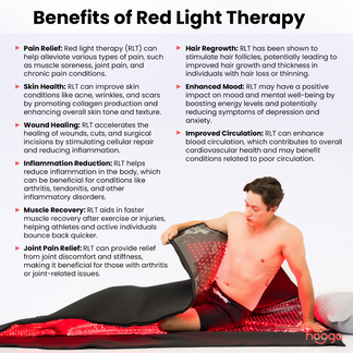 Hooga Red Light Therapy Pod - Full Body Triple Chip LED Therapy